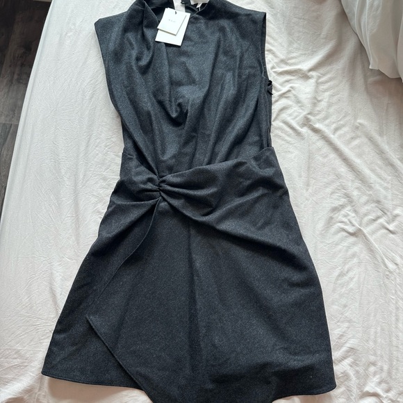 A.L.C. | Dresses | Alc Charcoal Asymmetrical Dress | Poshmark